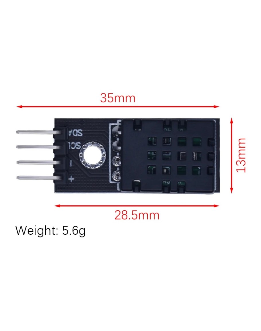 Модуль датчика температуры и влажности DHT-20 | купить на сайте arduinoshop