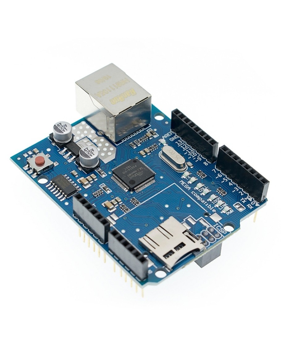 Шилд Ethernet W5100 для Arduino Uno | купить на сайте arduinoshop